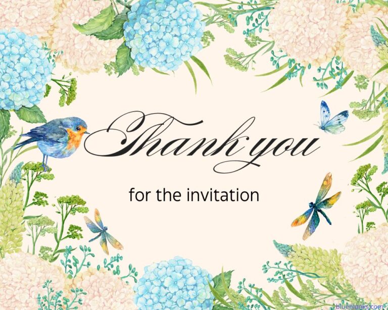 15 Creative Ways say thanks for invitation reply message